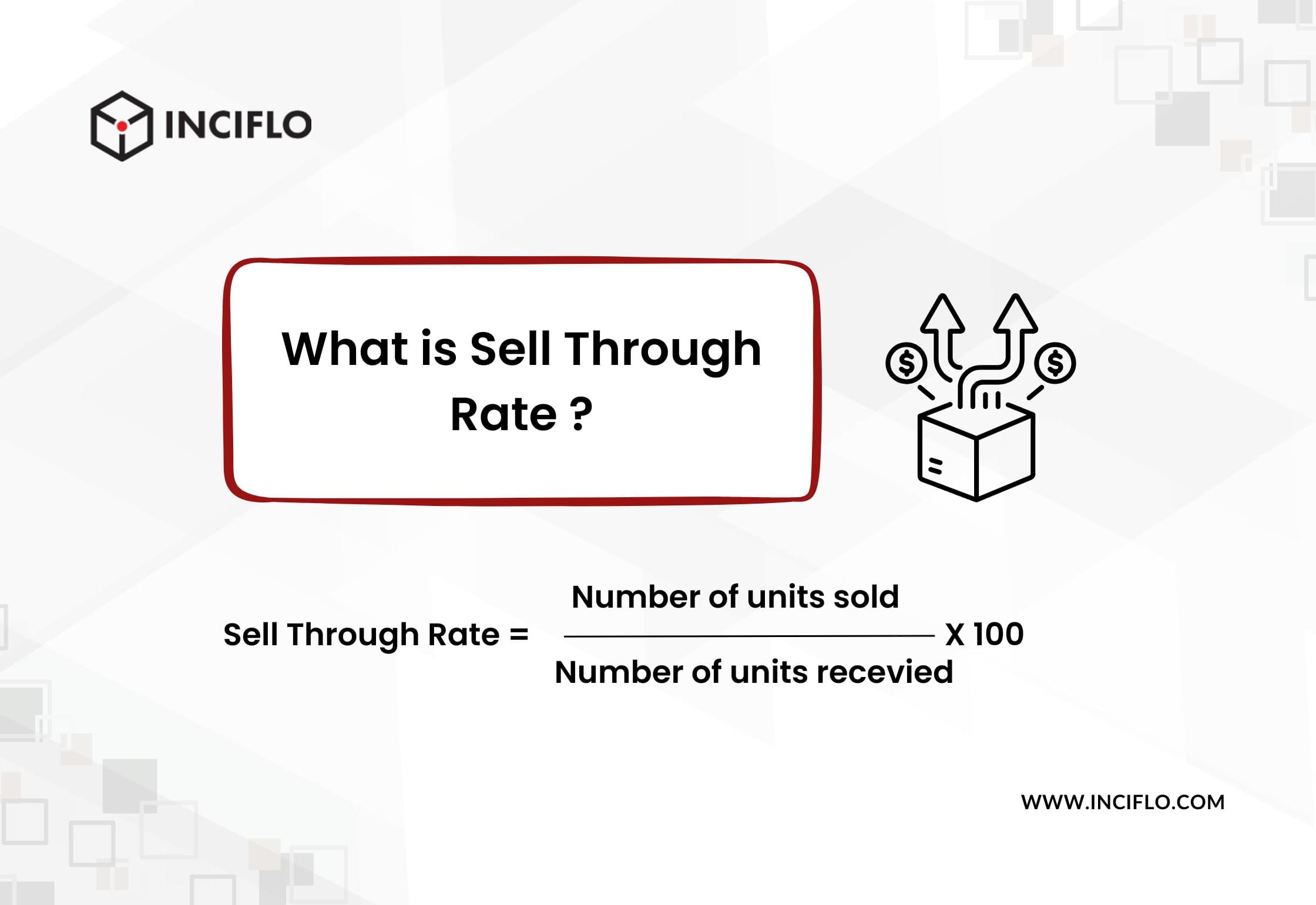 What is Sell Through Rate? and How to Calculate it? | Inciflo